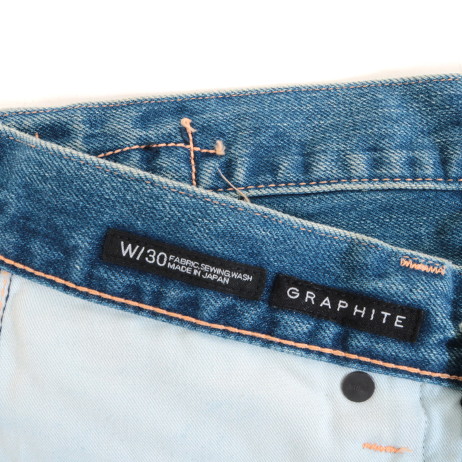 KURO（クロ） GRAPHITE SLIM STRAIGHT JEANS グラファイト 961860 VINTAGE WASH 008 デニム｜BORN FREE ONLINE SHOP